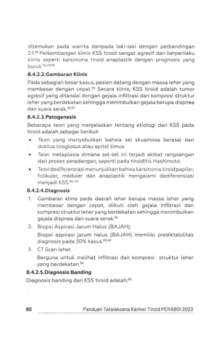 Penatalaksanaan kanker berdasarkan peraboi terbaru | PDF