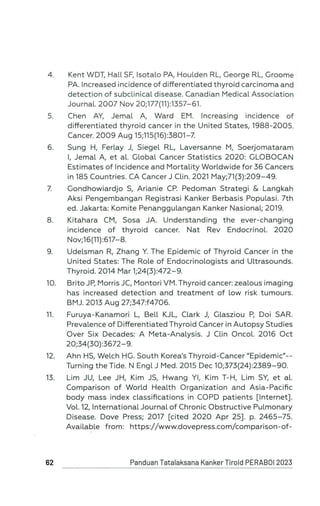 Penatalaksanaan kanker berdasarkan peraboi terbaru | PDF