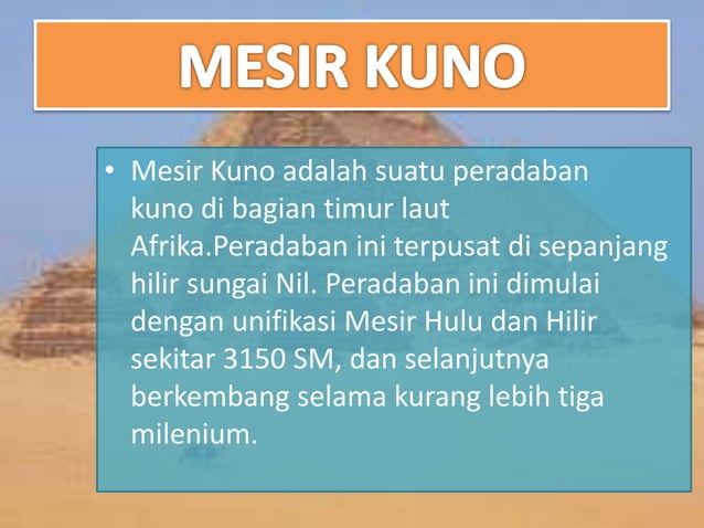 Peradaban mesir kuno | PPTX