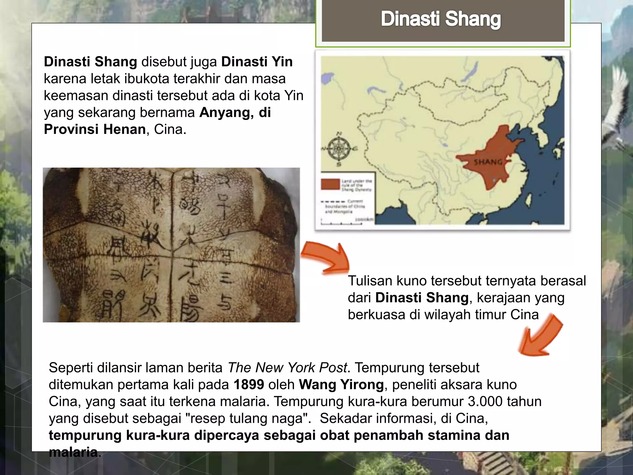 Sejarah singkat eradaban cina kuno | PPTX