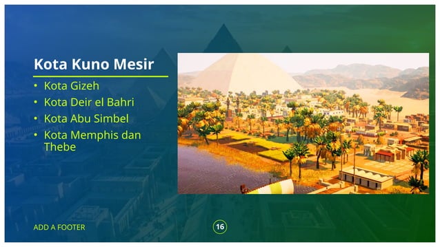 Peradaban Mesir Kuno materi kelas 11 sejarah peminatan | PPTX