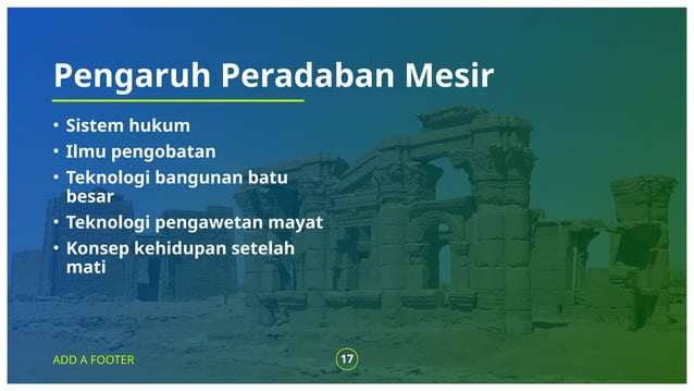 Peradaban Mesir Kuno materi kelas 11 sejarah peminatan | PPTX