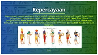 Peradaban Mesir Kuno materi kelas 11 sejarah peminatan | PPTX