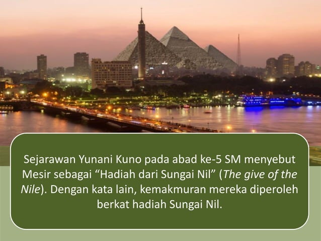Peradaban mesir (lembah sungai nil) | PPT