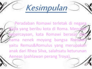 Peradaban Romawi | PPT