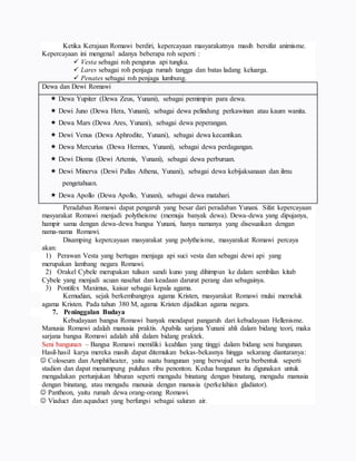 Peradaban romawi kuno welcome to my world | DOCX