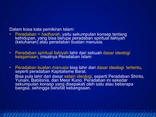 Peradaban sebuah pengantar | PPT