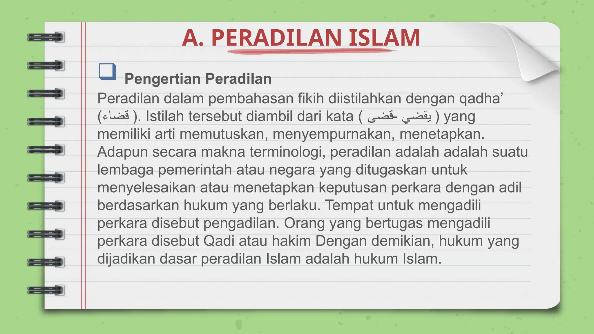 Peradilan dan Hukum dalam islam .pptx