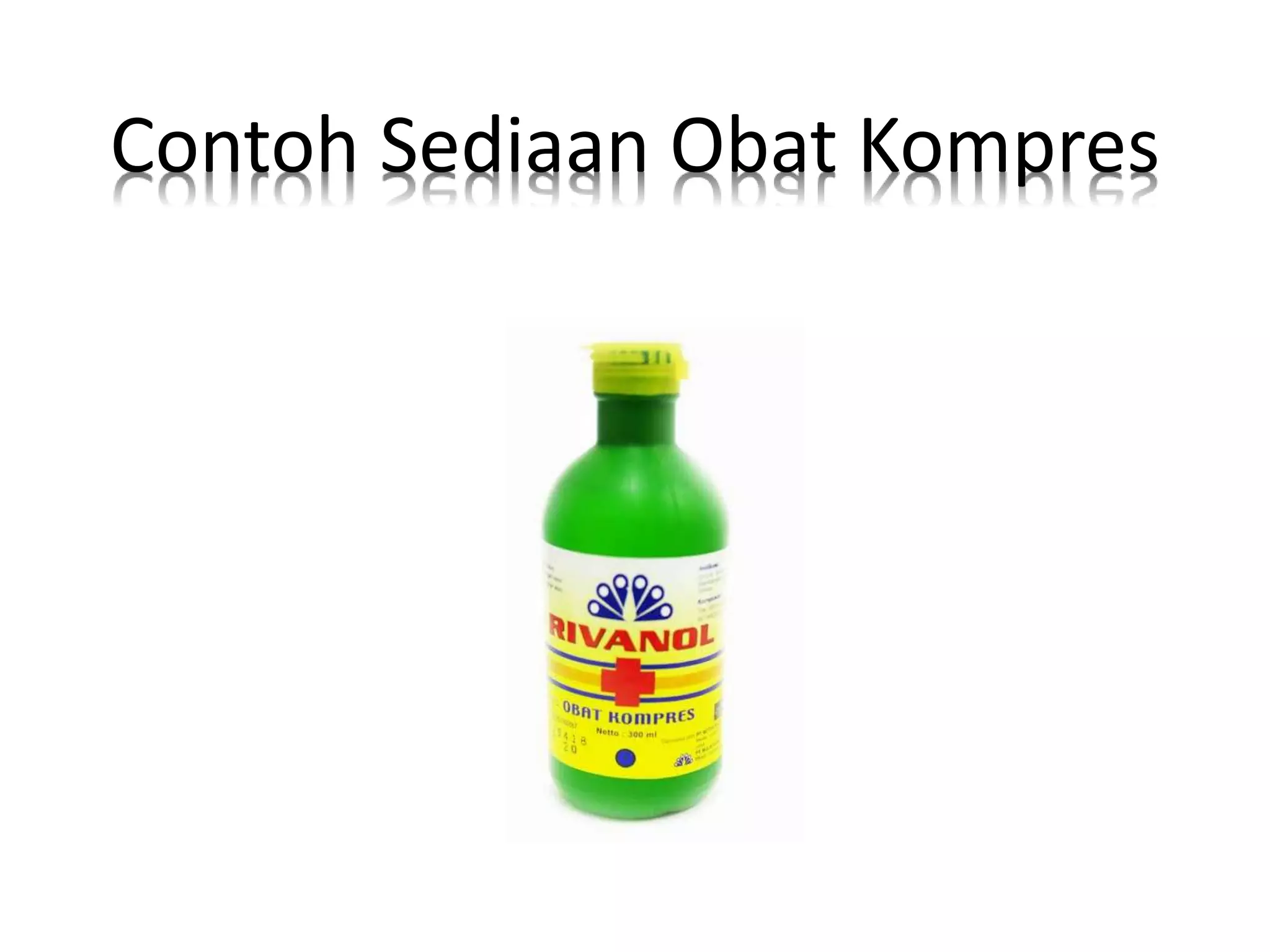 Macam-Macam Sediaan Larutan | PPTX