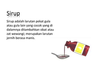 Macam-Macam Sediaan Larutan | PPTX