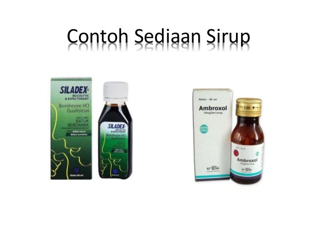 Macam-Macam Sediaan Larutan