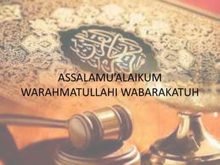 Peradilan islam | PPTX