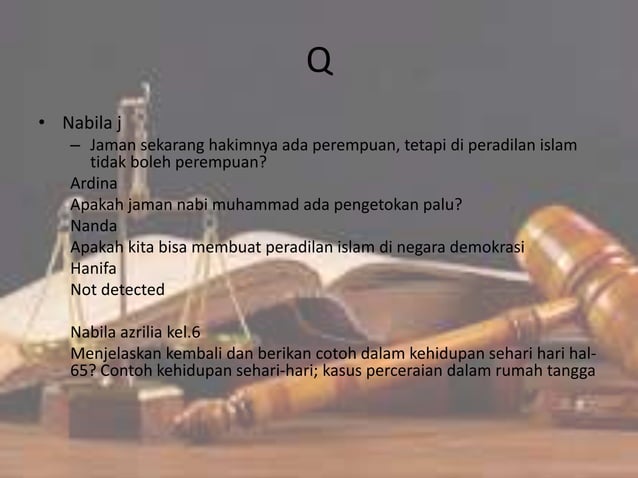 Peradilan islam | PPTX