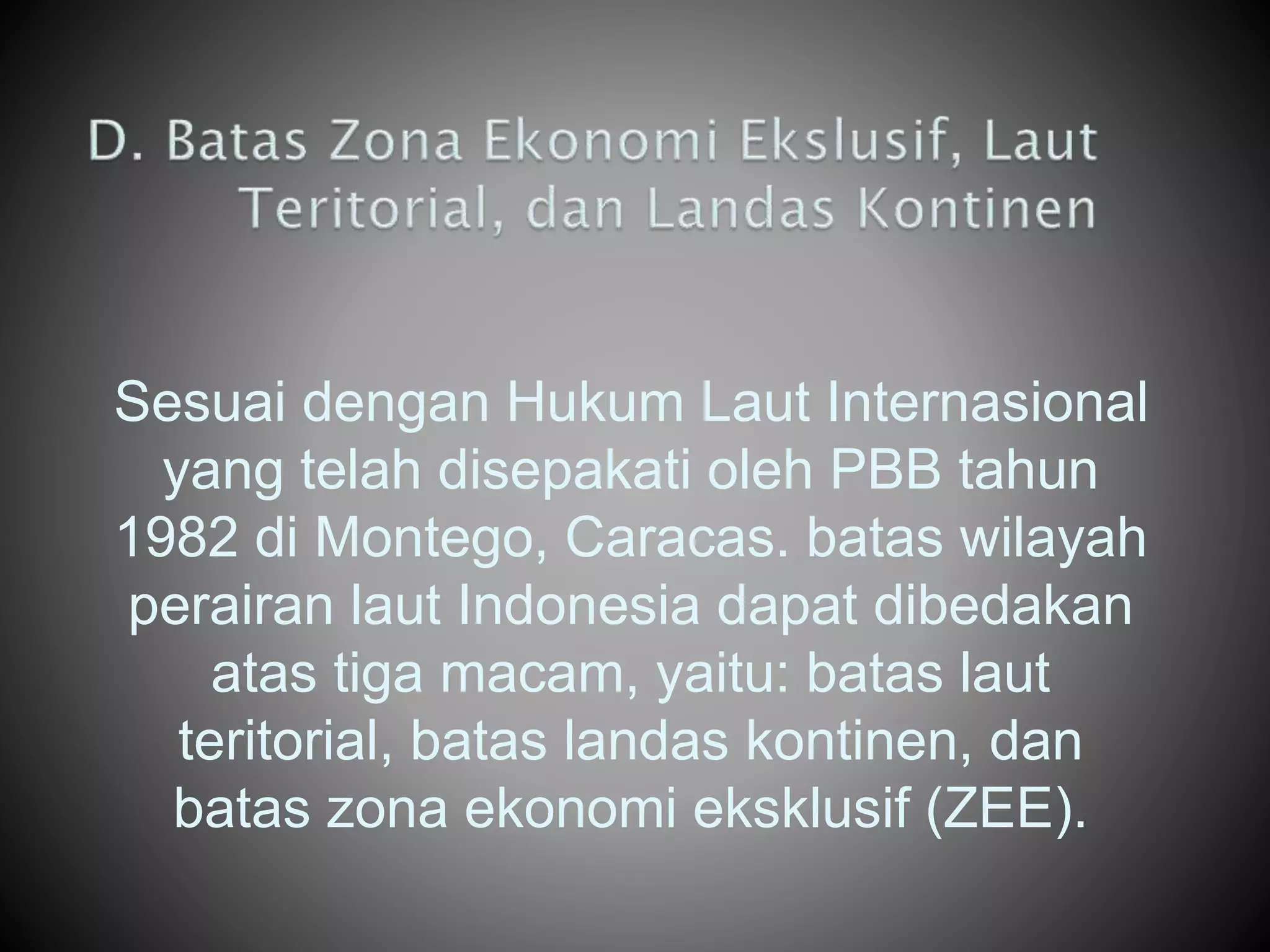 Perairan laut, batas laut, dan pantai | PPTX