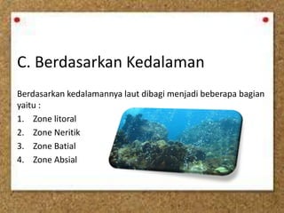 Perairan laut geografi (revisi) | PPTX