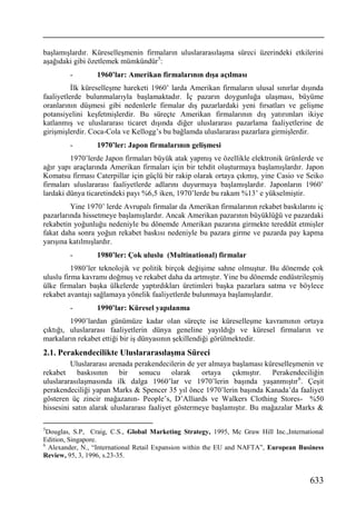 Perakendicilikte uluslararasılaşma | PDF