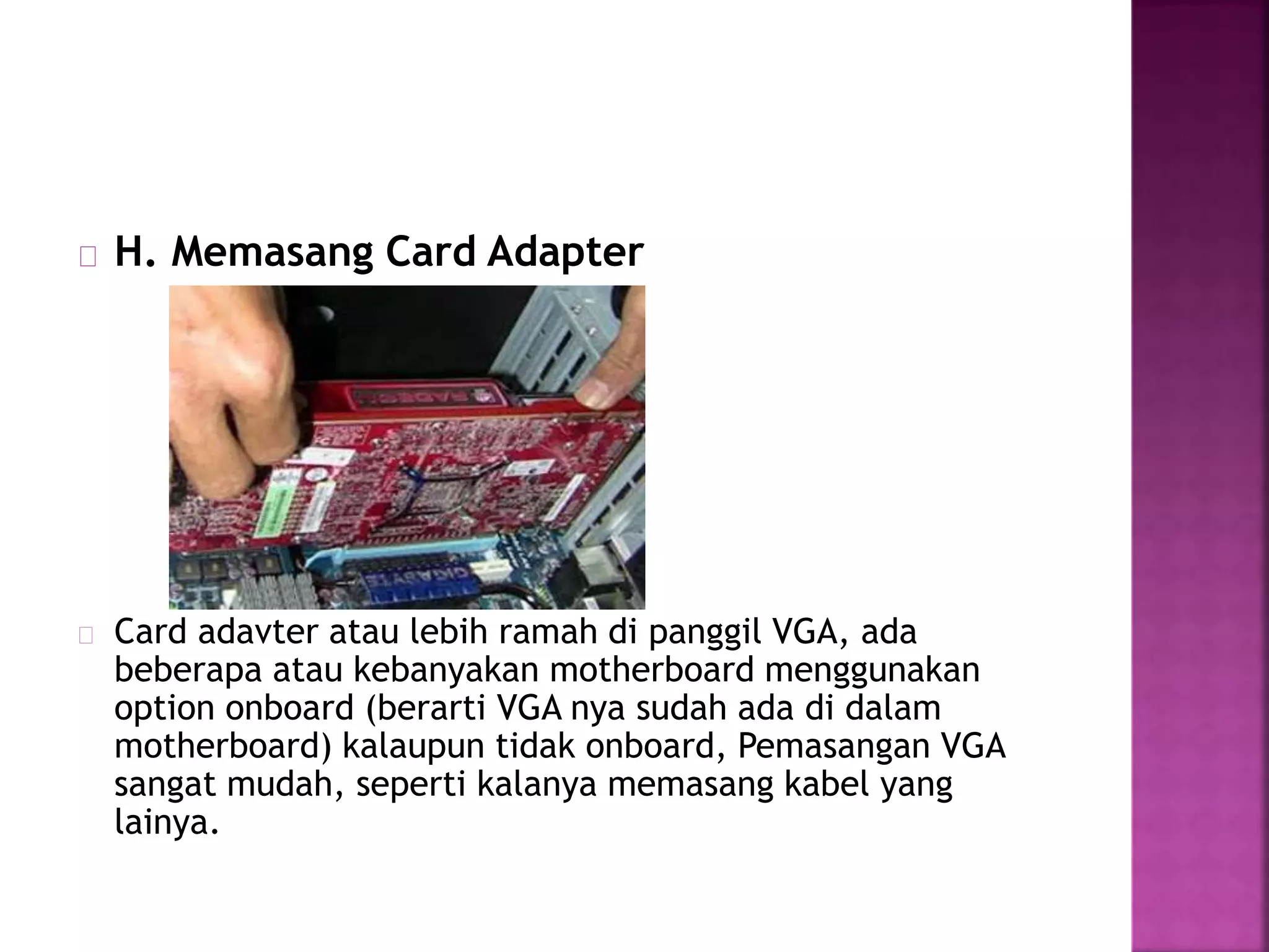 Cara merakit komputer (Perakitan Komputer SMK Kelas X) | PPTX