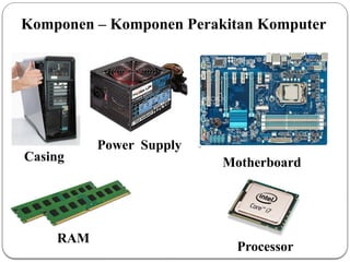Belajar mengenal cara merakit Komputer PC | PPT