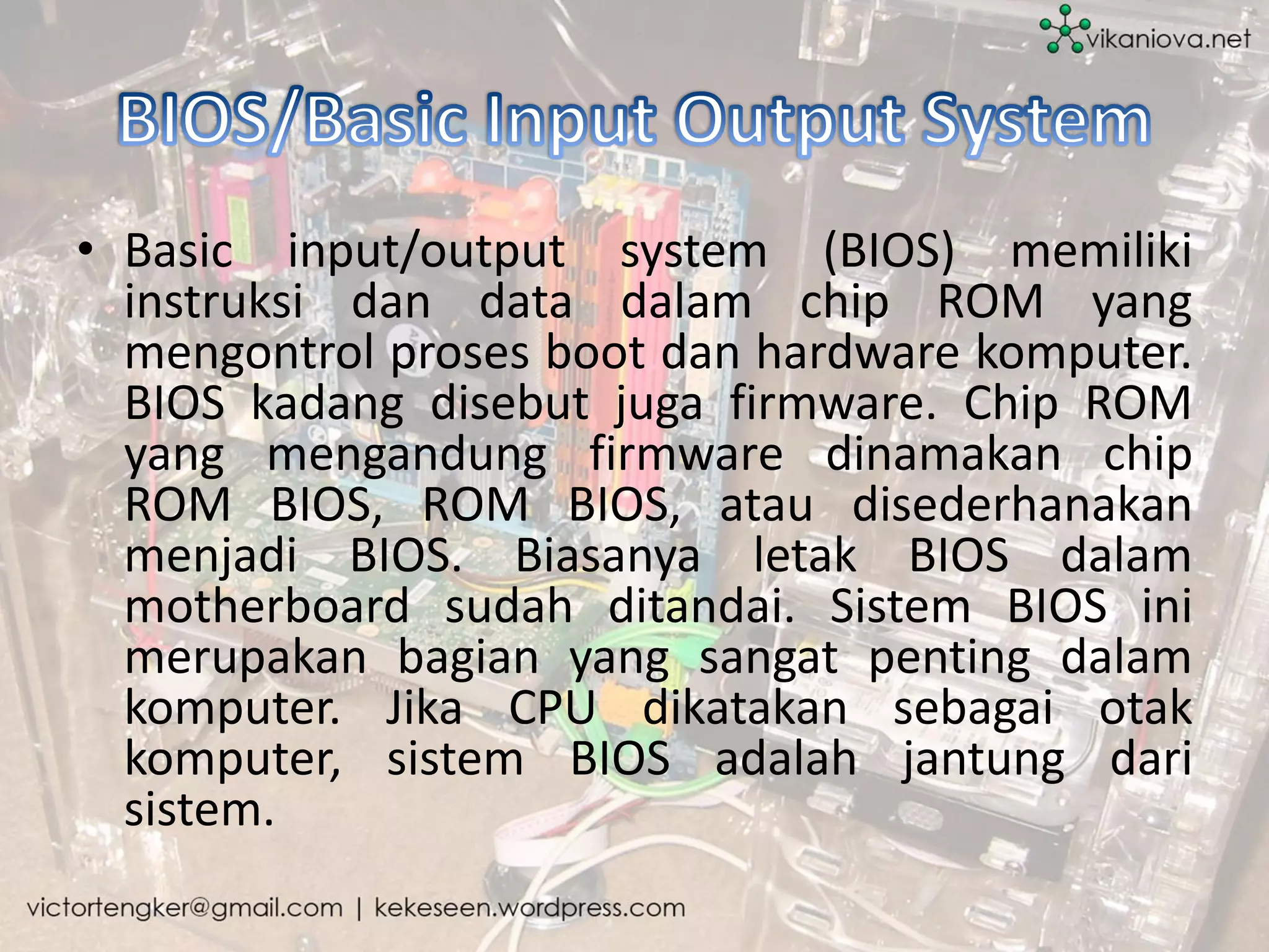 Perakitan komputer tata letak komponen komputer - motherboard | PDF