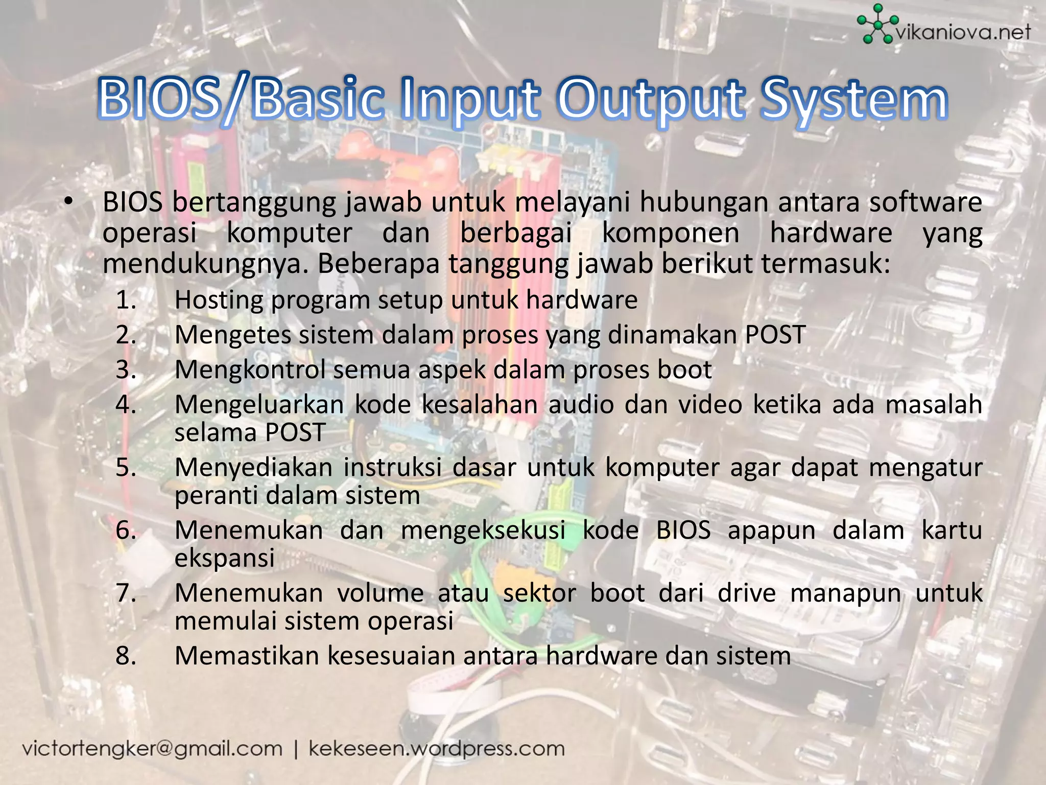 Perakitan komputer tata letak komponen komputer - motherboard | PDF