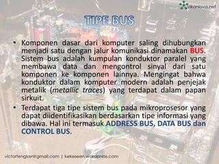 Perakitan komputer tata letak komponen komputer - motherboard | PDF