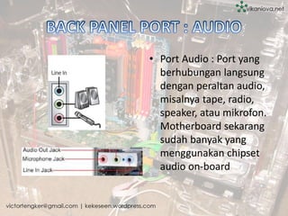 Perakitan komputer tata letak komponen komputer - motherboard | PDF