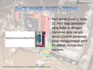 Perakitan komputer tata letak komponen komputer - motherboard | PDF