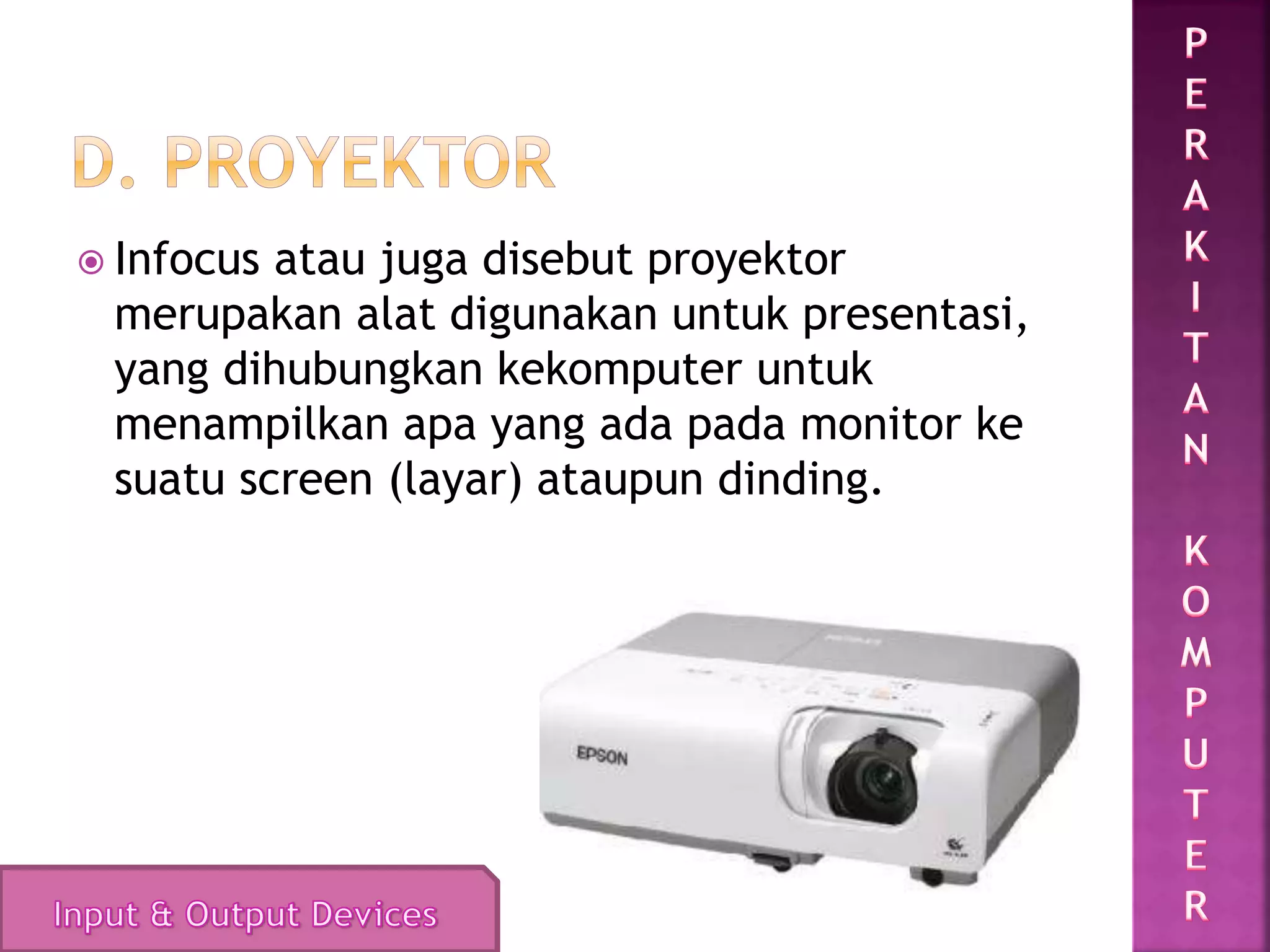 input & output komputer | PPTX