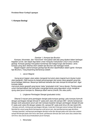 Peralatan dasar-geologi-lapangan-docx | DOCX