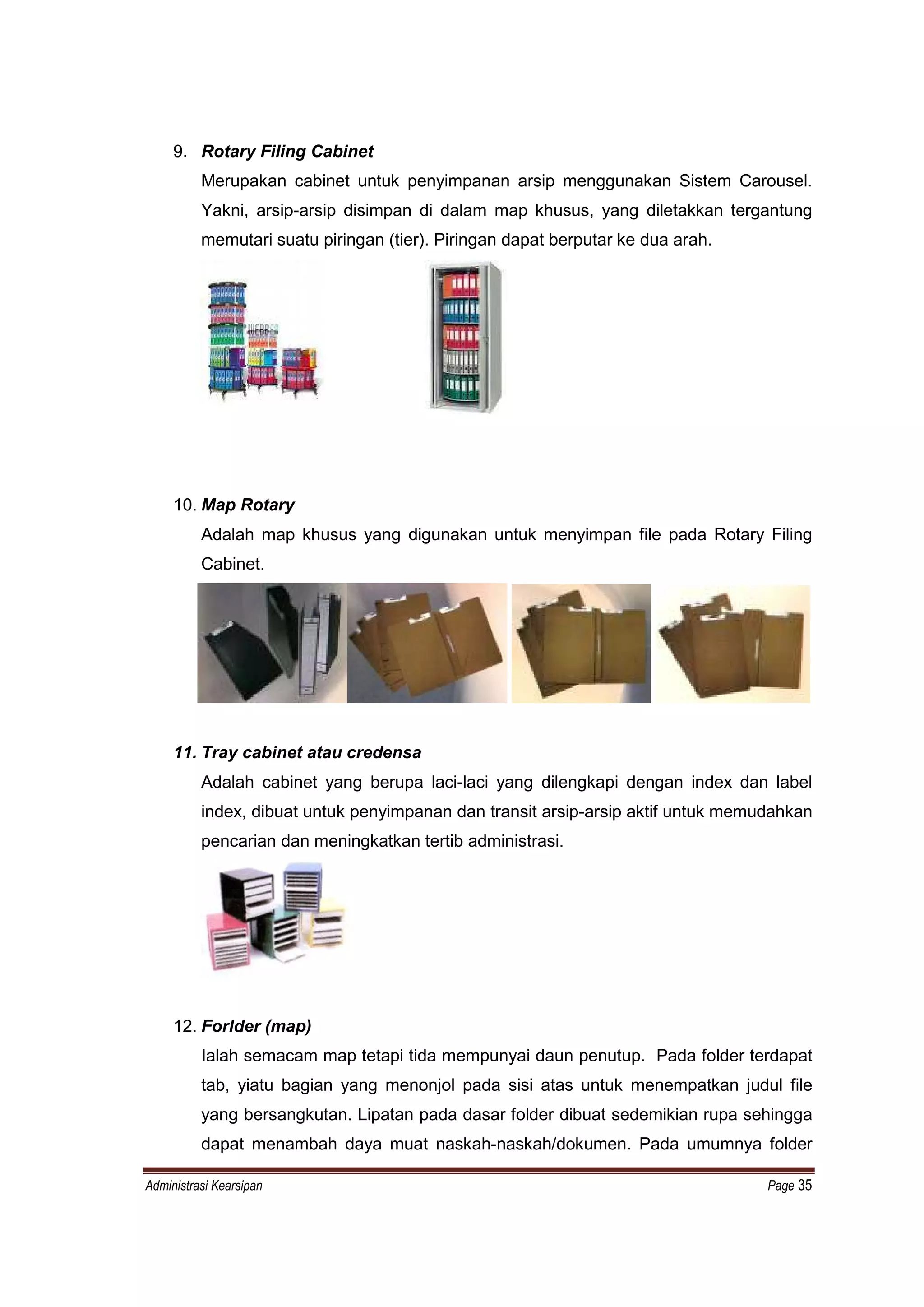 Peralatan dan sumber daya kearsipan | PDF