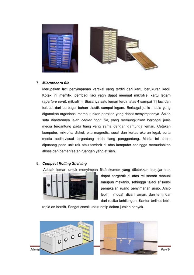 Peralatan dan sumber daya kearsipan | PDF