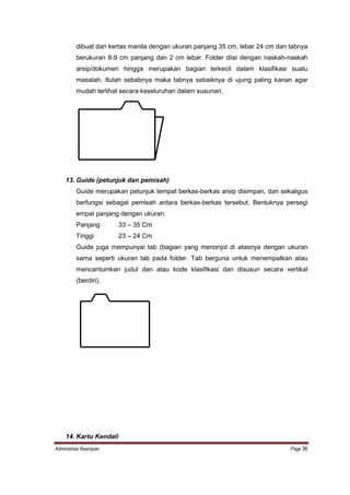 Peralatan dan sumber daya kearsipan | PDF