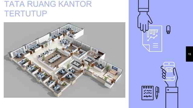 manajemen perkantoran PERALATAN KANTOR DAN TATA RUANG | PDF