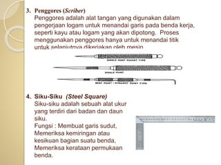 Peralatan kerja bangku | PPTX