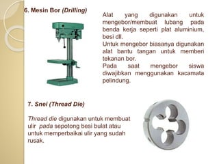 Peralatan kerja bangku | PPTX
