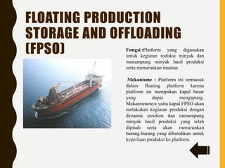 Peralatan Produksi Lepas Pantai (Offshore Production Facility) | PPTX