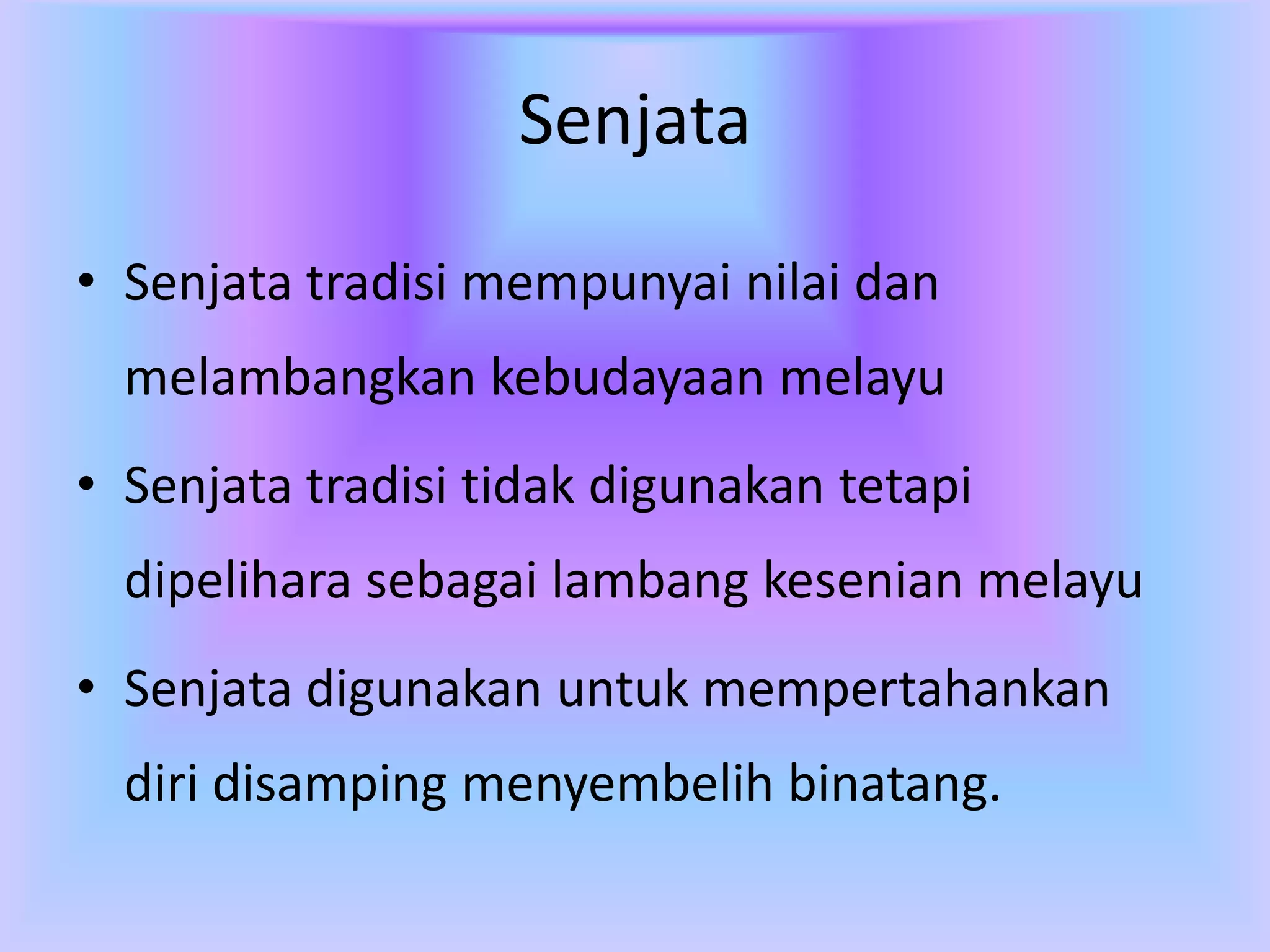 Peralatan senjata edit | PPTX