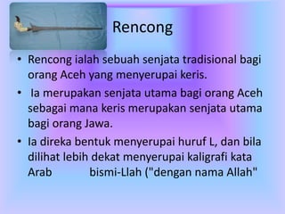 Peralatan senjata edit | PPTX