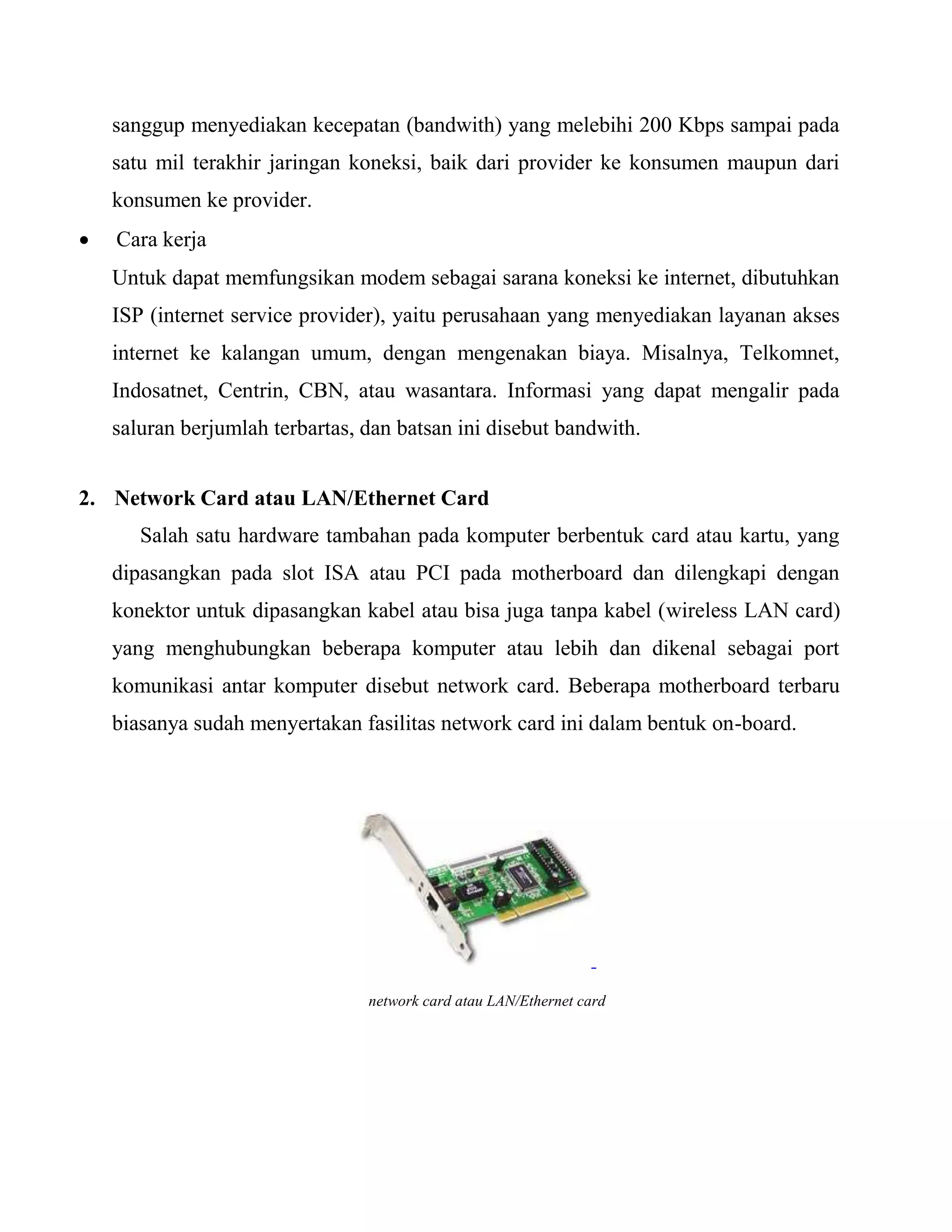 Peralatan tambahan dan aksesori komputer lengkap | DOCX