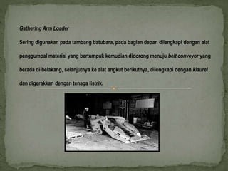 Peralatan tambang bawah tanah 1 | PPTX