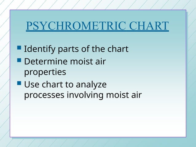 PSYCHROMETRIC CHART theory and application.pptx