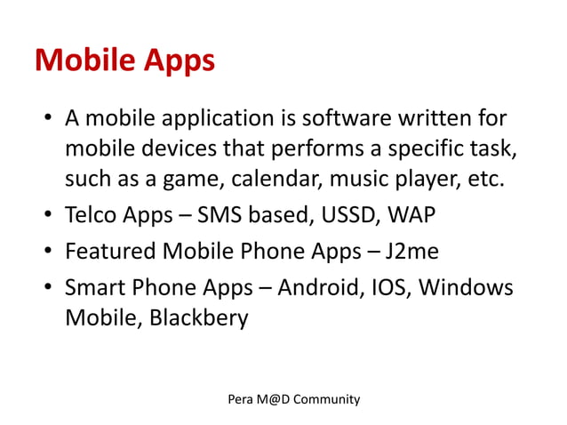 Introduction to Mobile Application Development | PDF | Operating Systems | Computer Software and ...