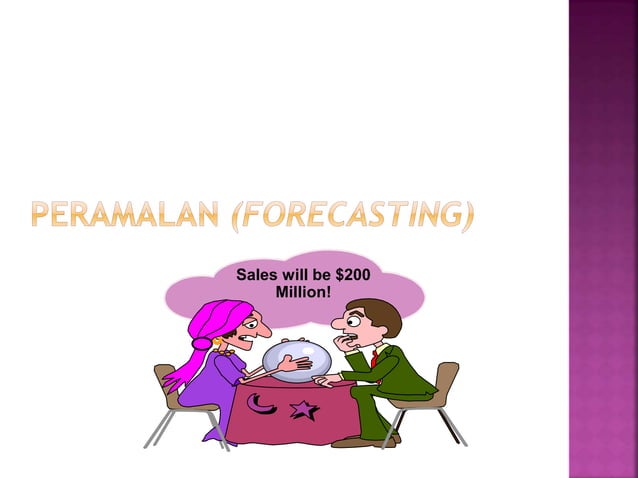 Peramalan - Forecasting - Manajemen Operasional | PPTX