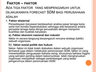 Peramalan sdm | PPTX