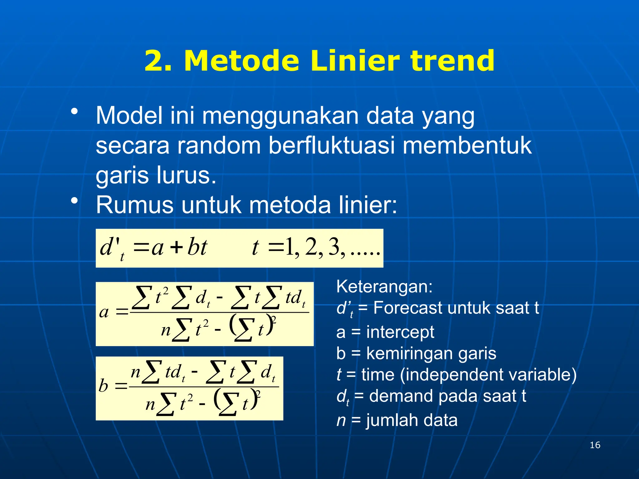 peramalan time series (2) bahan ajar baru | PPTX