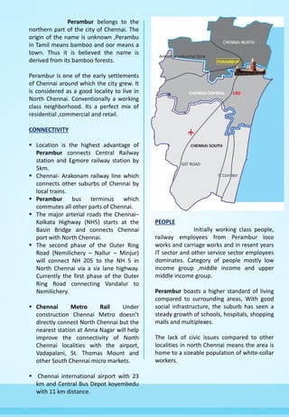 Perambur- A Real Estate Outlook | PDF