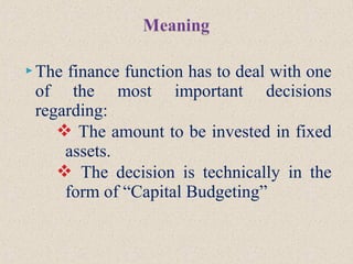 Capital Budgeting | PPT