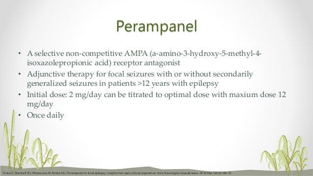 Perampanel for Focal Epilepsy