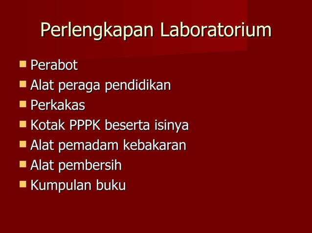 Peran fungsi-laboratorium-ipa | PPT