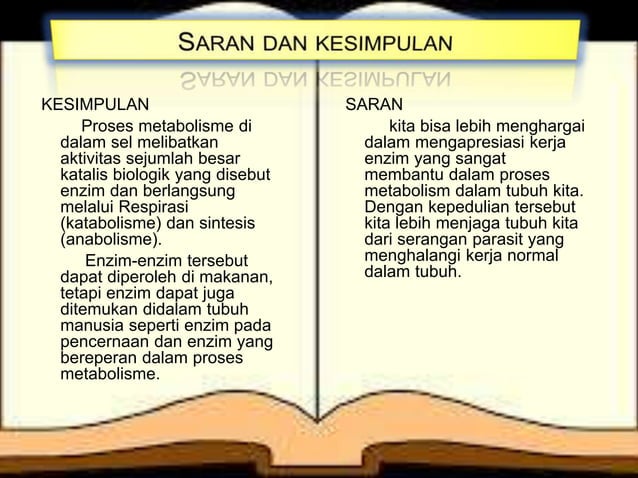 macam-macam enzim dan peranannya TERLENGKAP | PPT